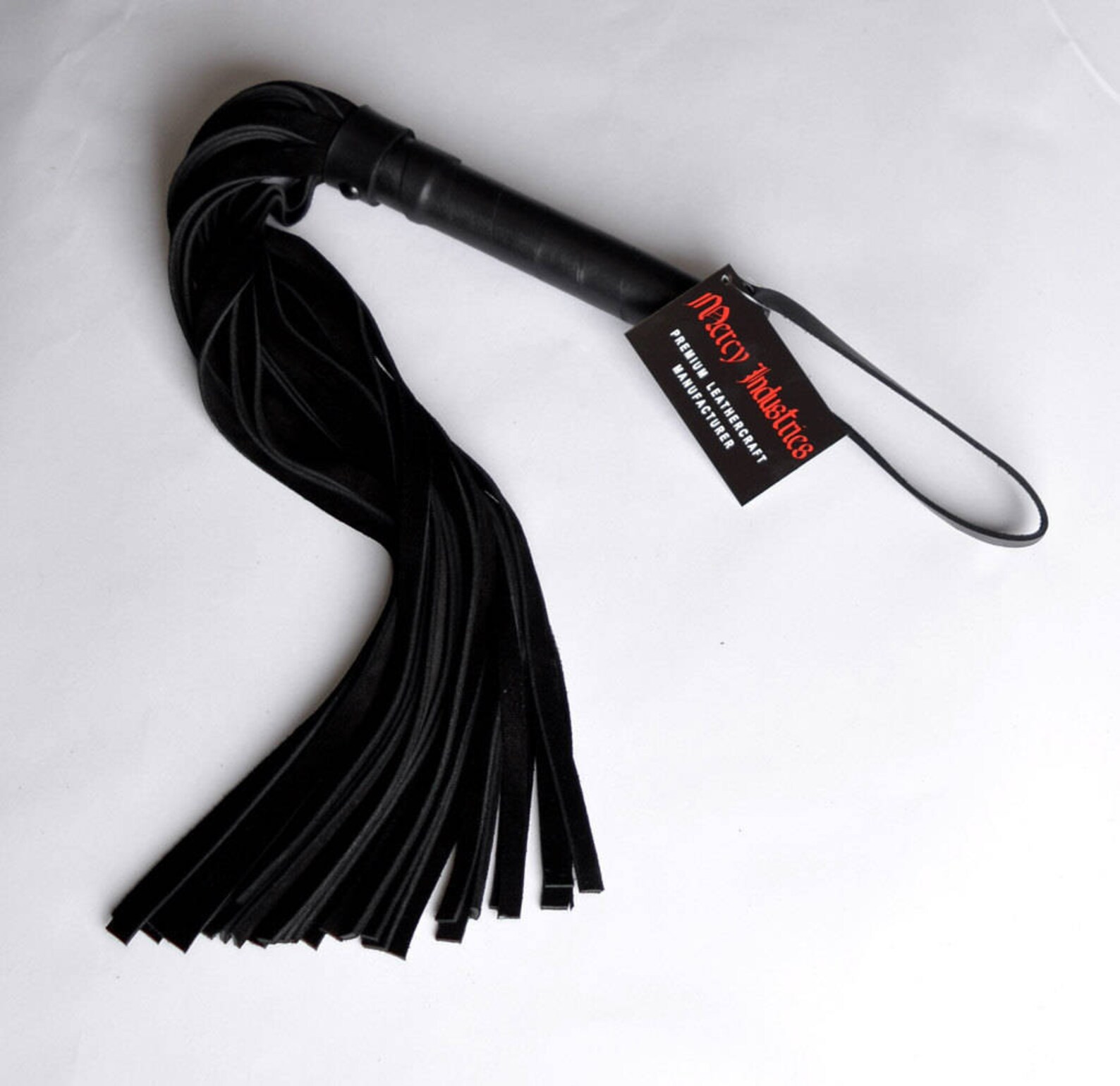 BLACK DELUXE Beautifully Handcrafted Leather Flogger Quality | Etsy