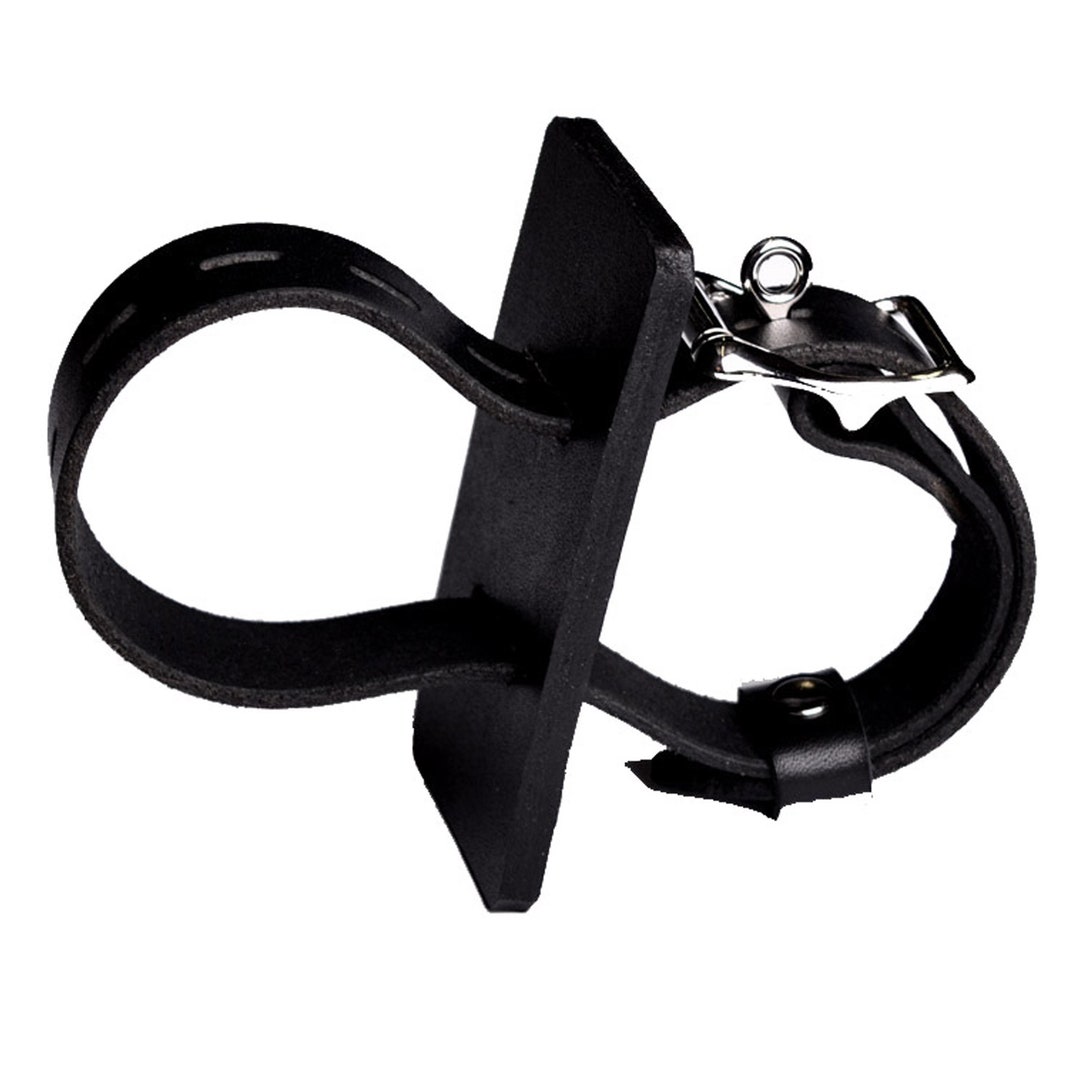 Heavy Duty Deluxe Lockable Hobble Black Cuff Hand Cuff Handcuff ...