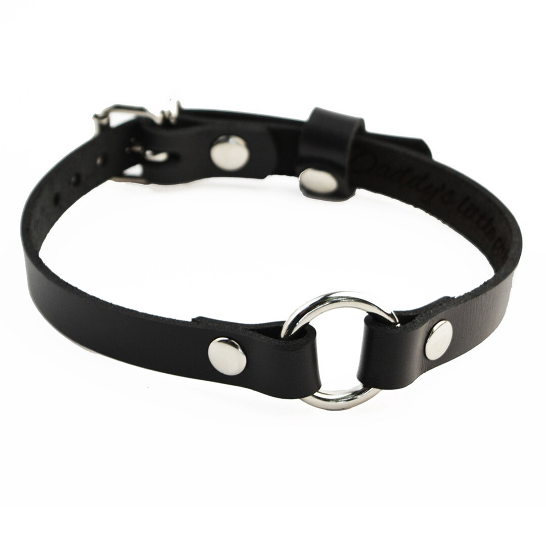 Secret Message Custom Engraved Collar | Handcrafted Leather With Steel ...