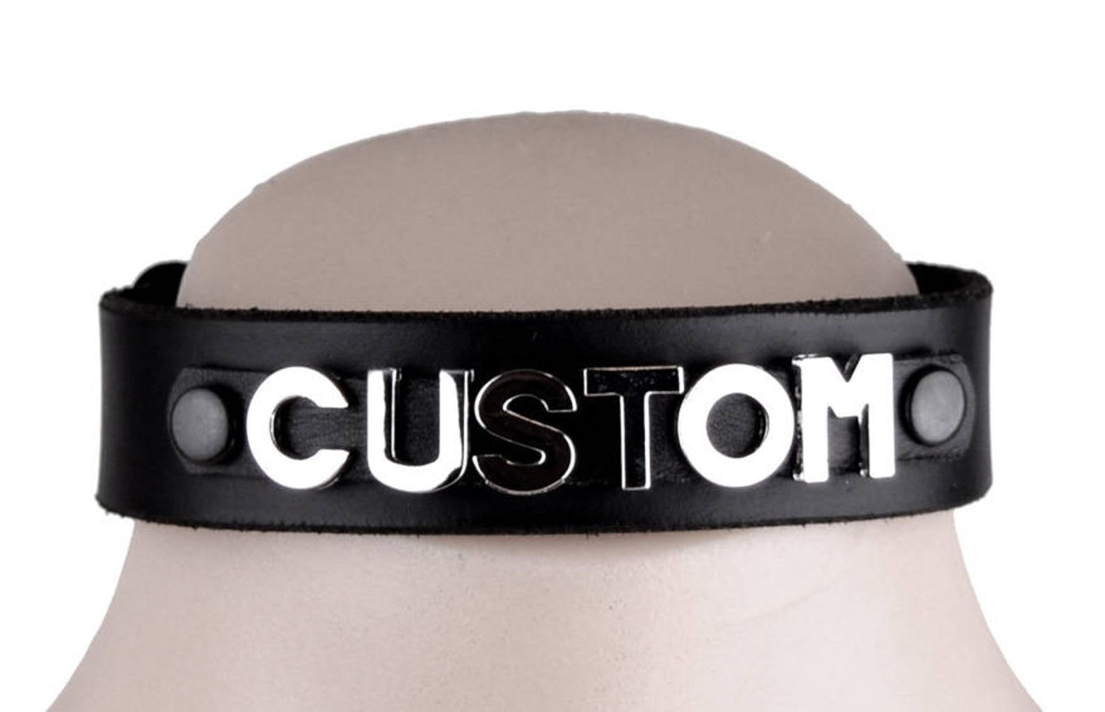 CUSTOM Black Handcrafted Deluxe Made CUSTOM Collar Top Quality - Etsy ...