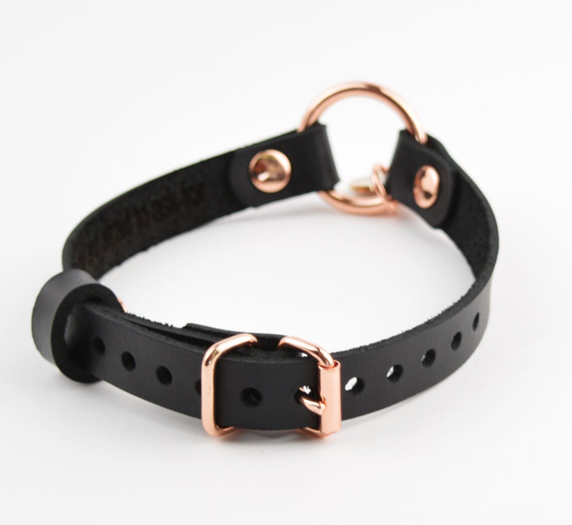 Secret Message Custom Engraved Love Heart Collar | Handcrafted Leather ...