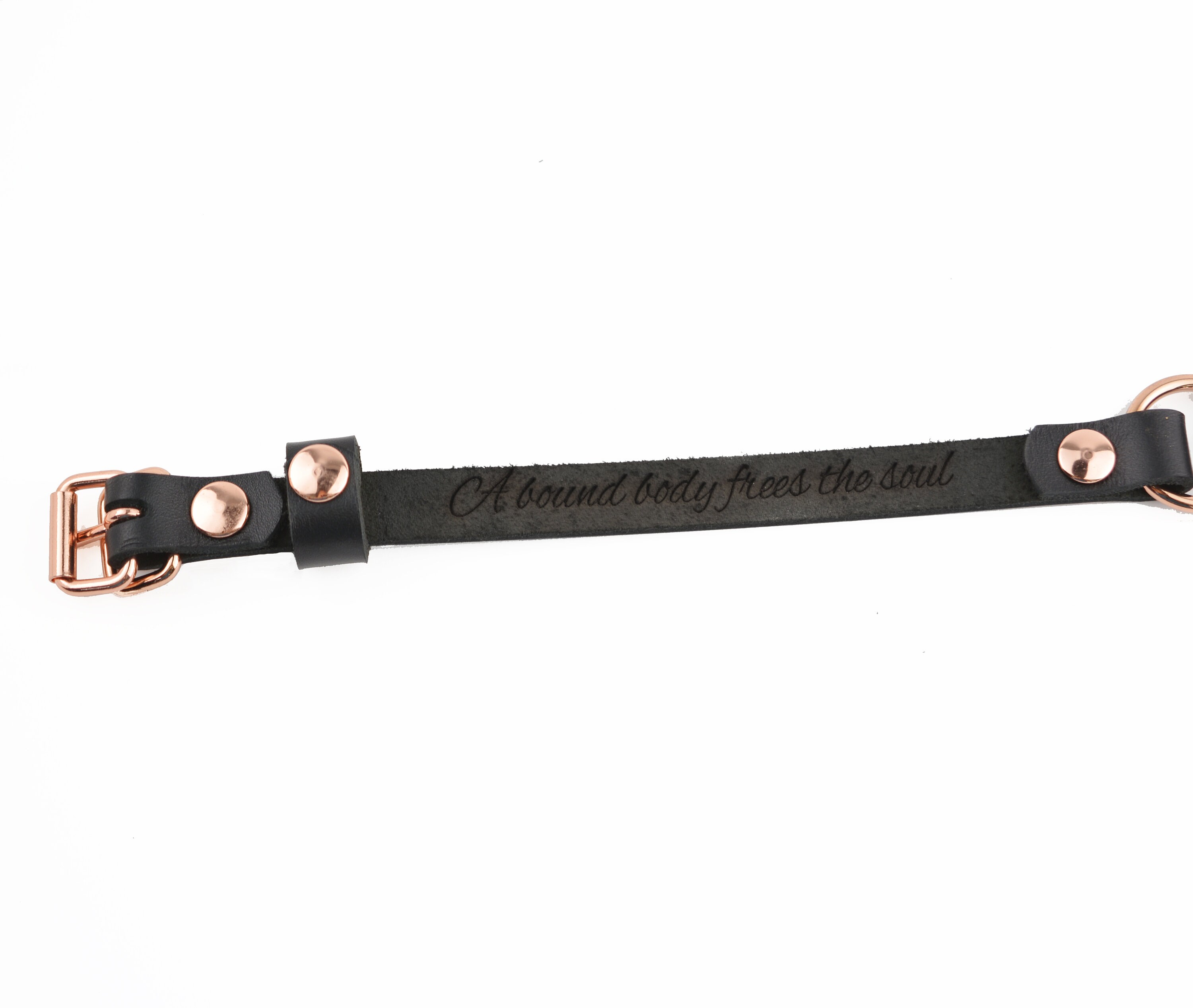 Secret Message Custom Engraved Love Heart Collar | Handcrafted Leather ...