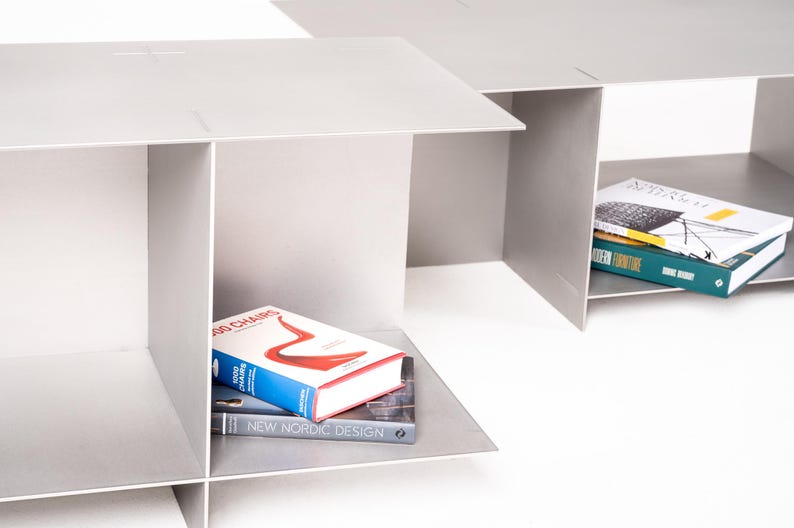 Convertible Bookshelf | Stainless Steel Bookcase | Table Bookcase ...