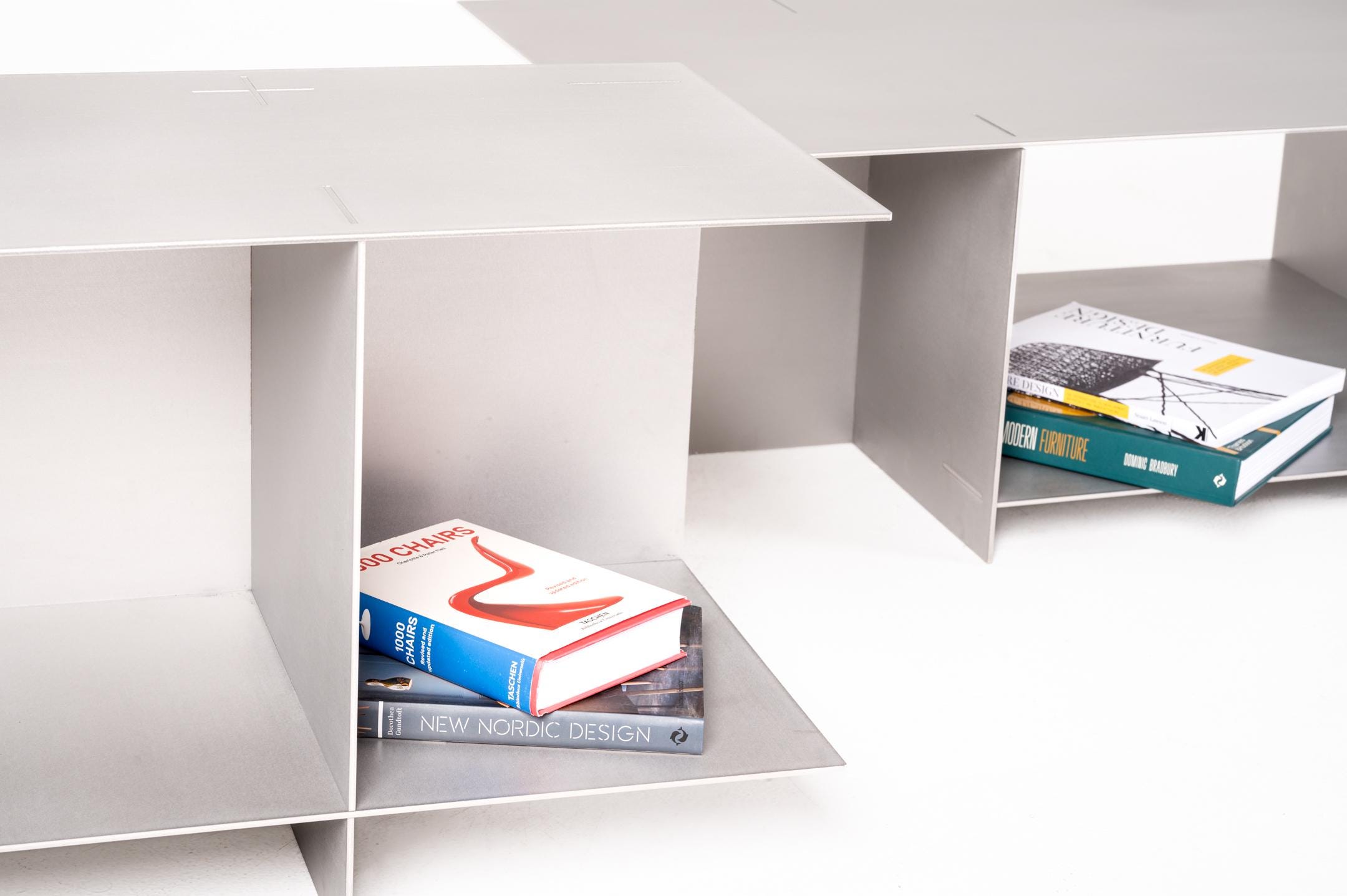 Convertible Bookshelf | Stainless Steel Bookcase | Table Bookcase ...