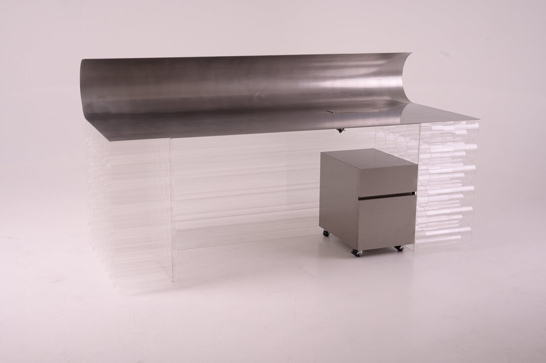 Modern Reception Desk | Transparent Reception Desk | Custom Reception ...