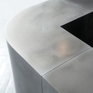 Modern Reception Desk | Custom Reception Desk | Front Desk | Steel ...