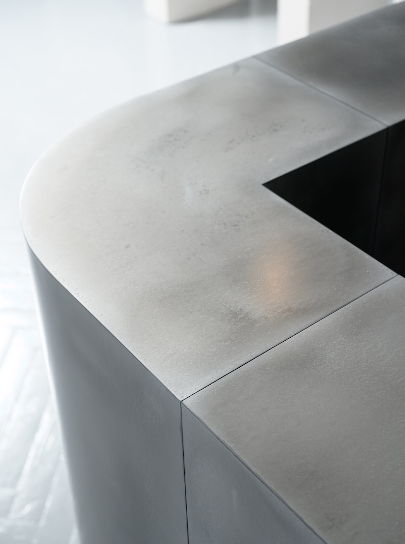 Modern Reception Desk | Custom Reception Desk | Front Desk | Steel ...