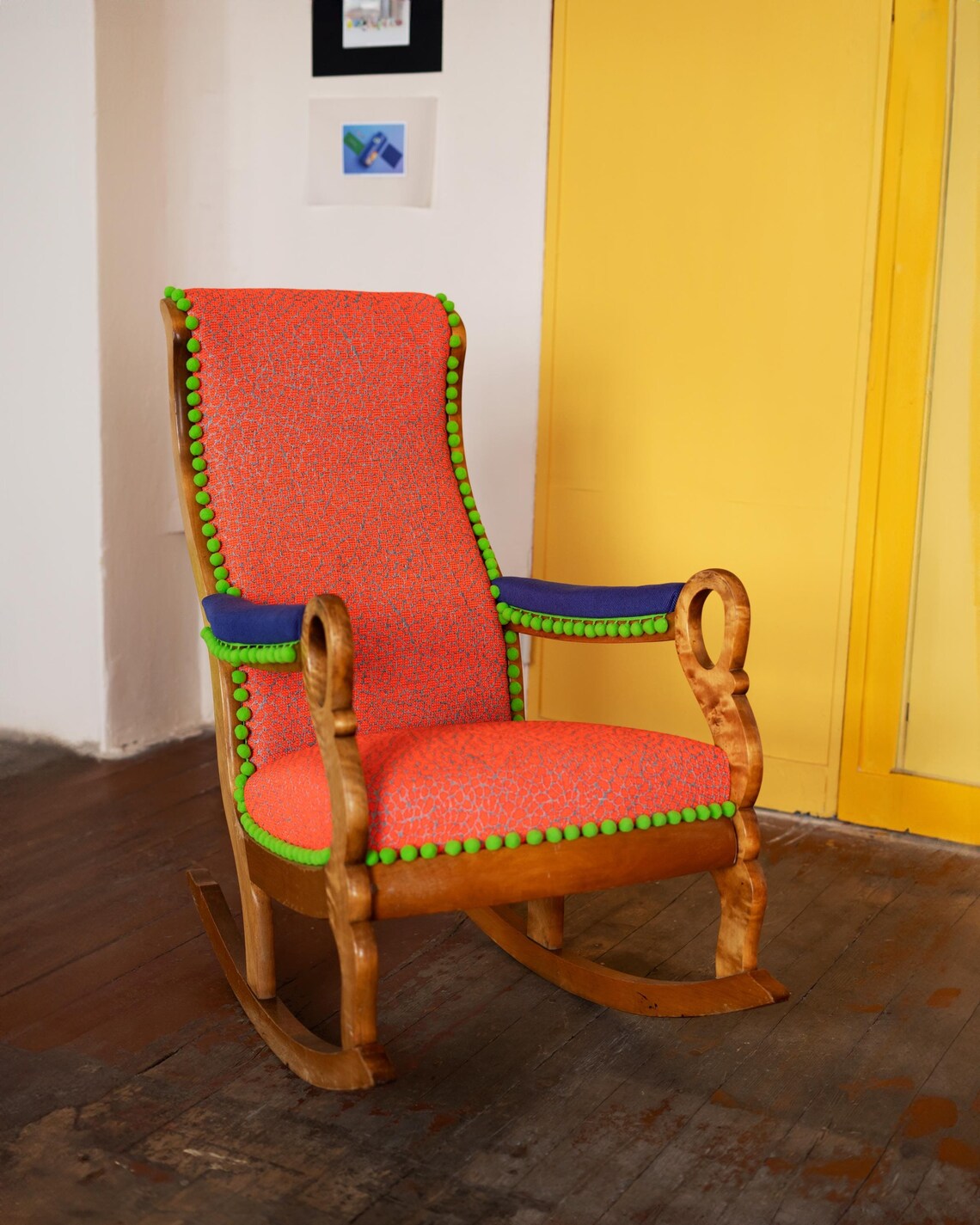 Rocking Chair | Colourful Rocking Chair | Colourful Design | Eclectic ...