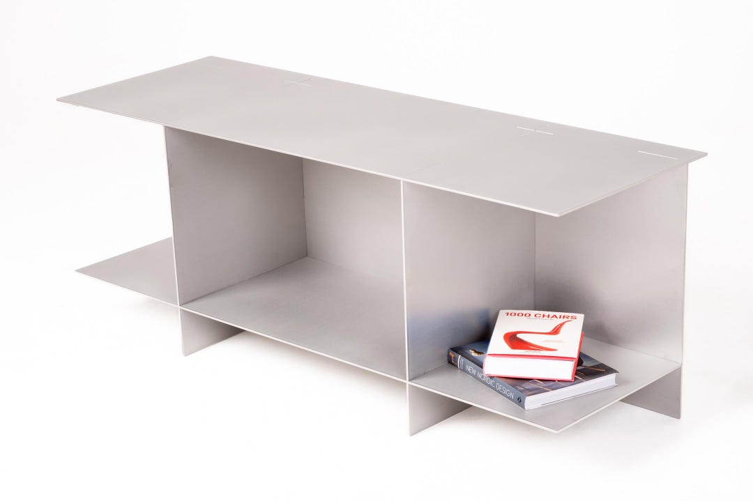 Convertible Bookshelf | Stainless Steel Bookcase | Table Bookcase ...