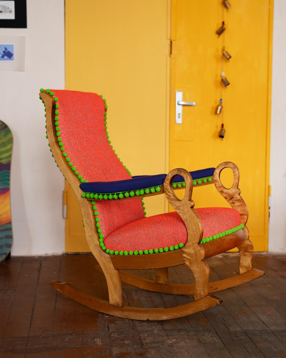 Rocking Chair | Colourful Rocking Chair | Colourful Design | Eclectic ...