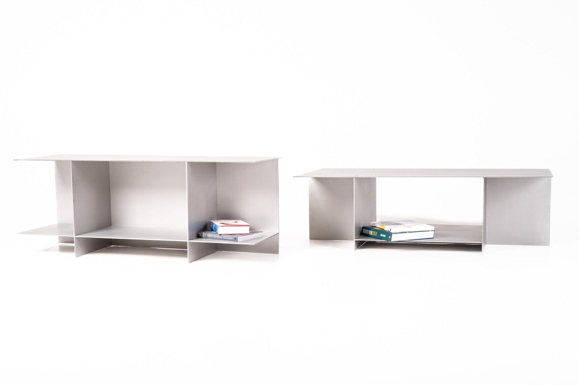 Convertible Bookshelf Stainless Steel Bookcase Table Bookcase Stainless ...