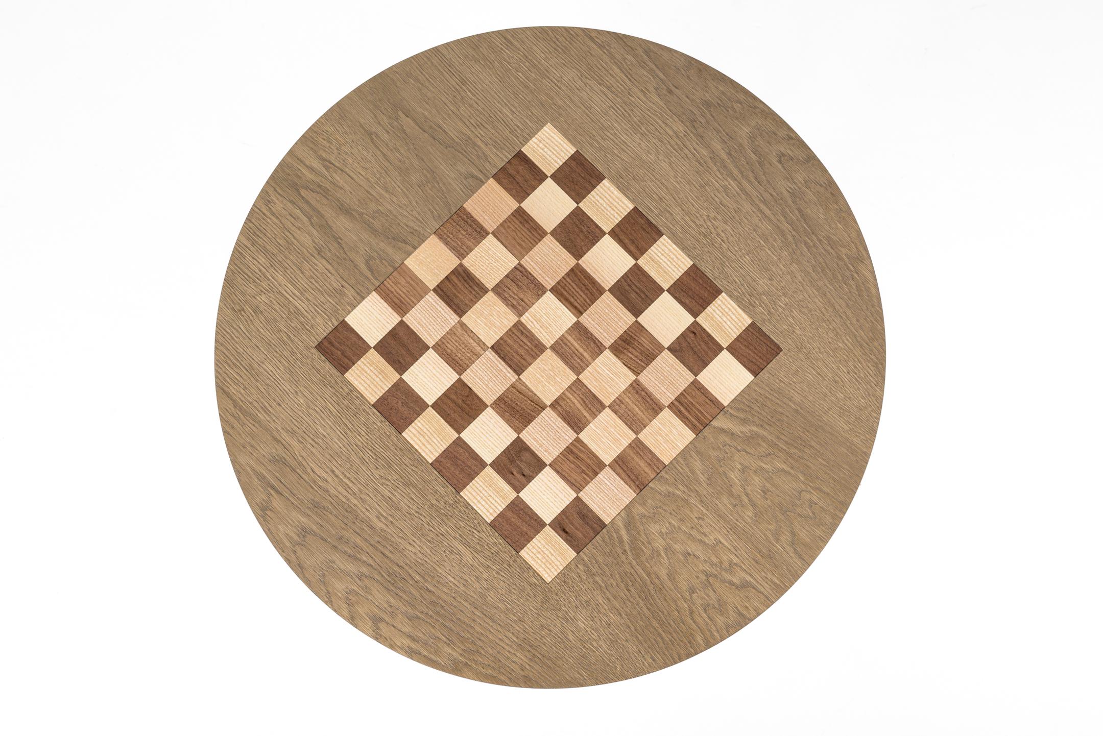 Oak Chess Table | Modern Chess Table | Natural Wood | Chessboard - Etsy