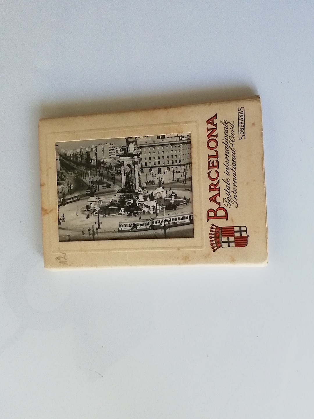 Vintage Spain Postcards Set - Original Envelope - 1950s Barcelona ...