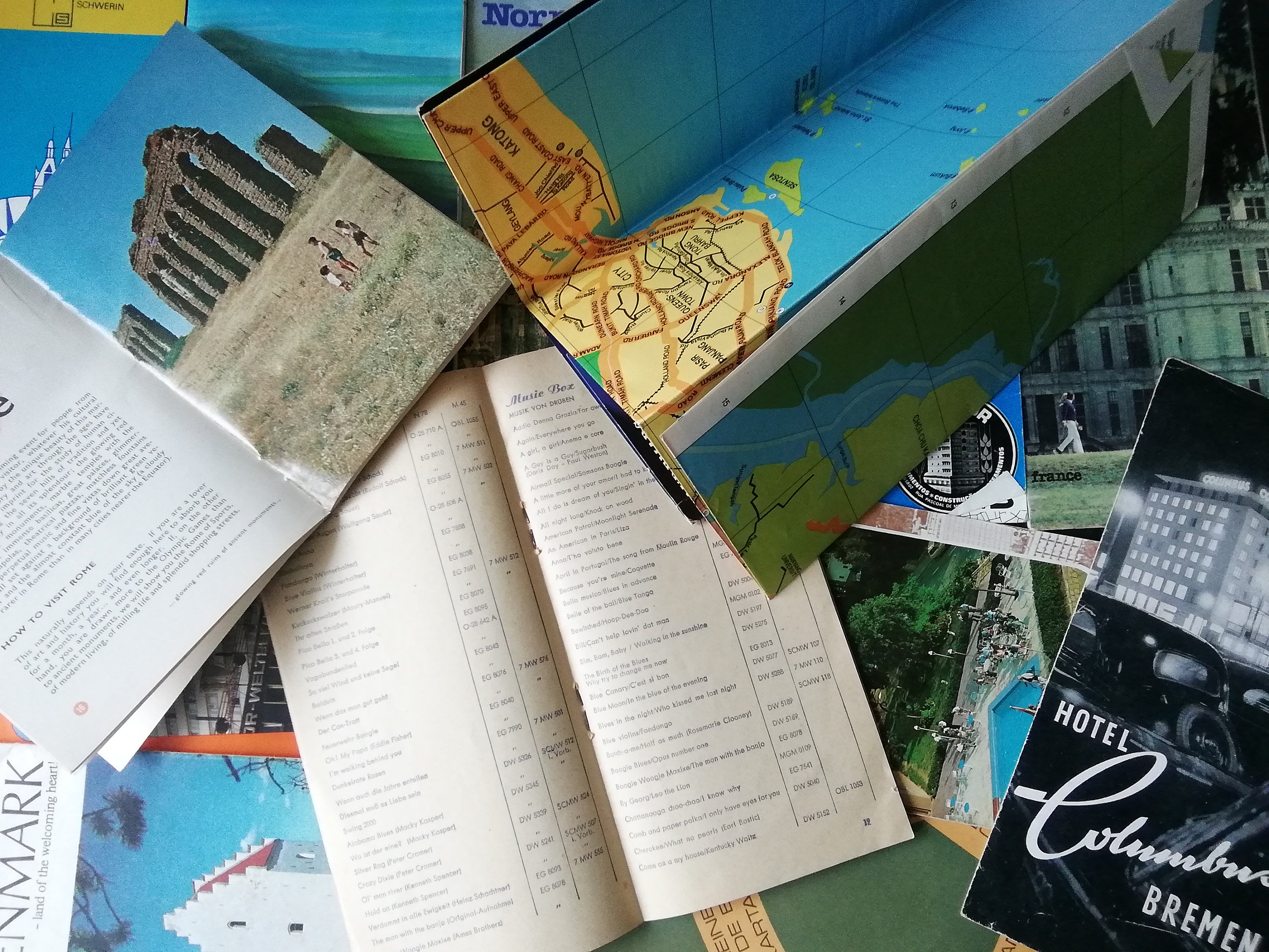 Vintage 60s/70s Hotel Brochures & City Maps: Nostalgic Memories for ...