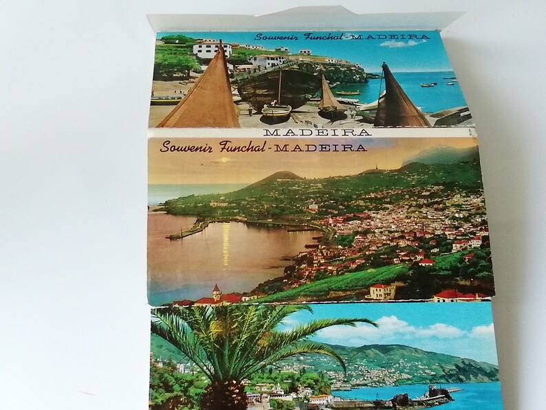 Vintage Portugal Postcards - Original Envelope - 1950s Madeira Island ...