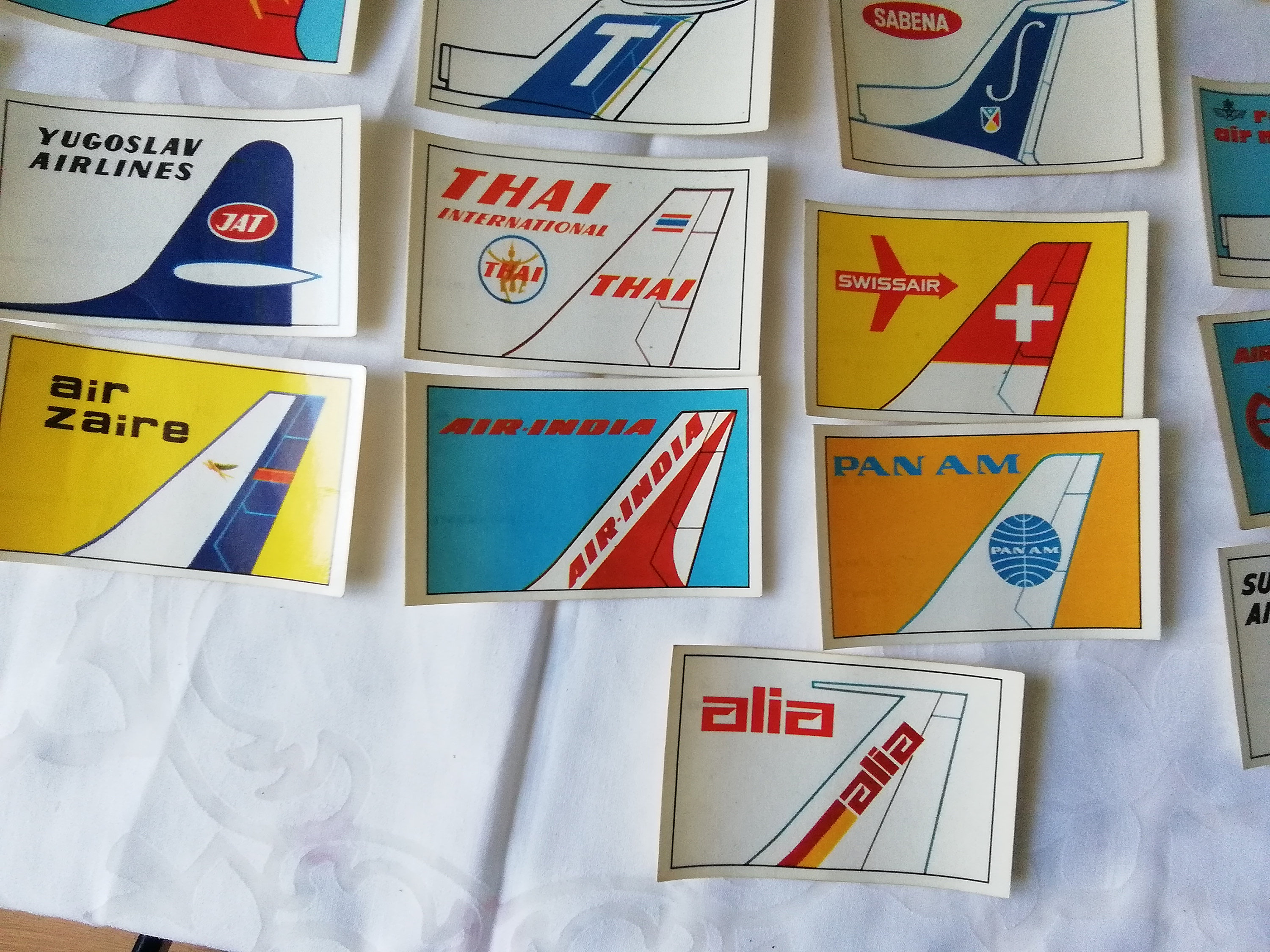 Airlines of the World Sticker Collection Set of 40 Vintage Decals - Etsy