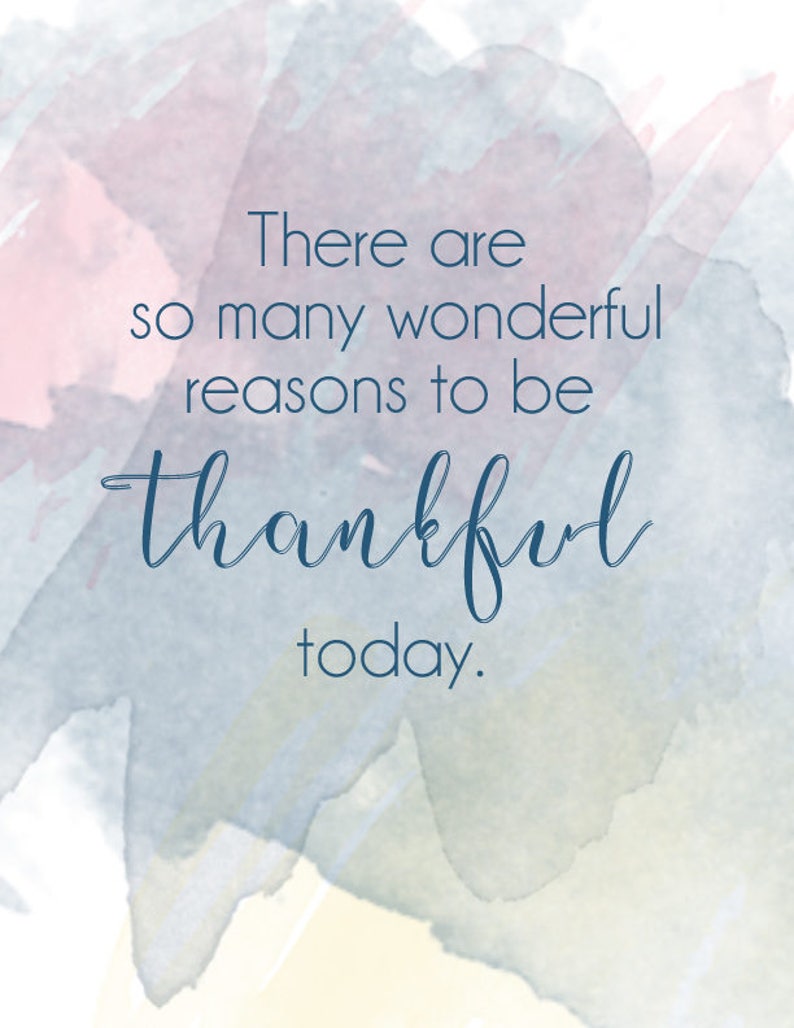 Gratitude Journal Printable Cover or Printable Wall Art - Etsy