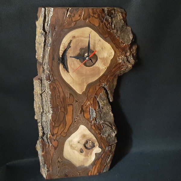 Natural Wood Clock - Etsy