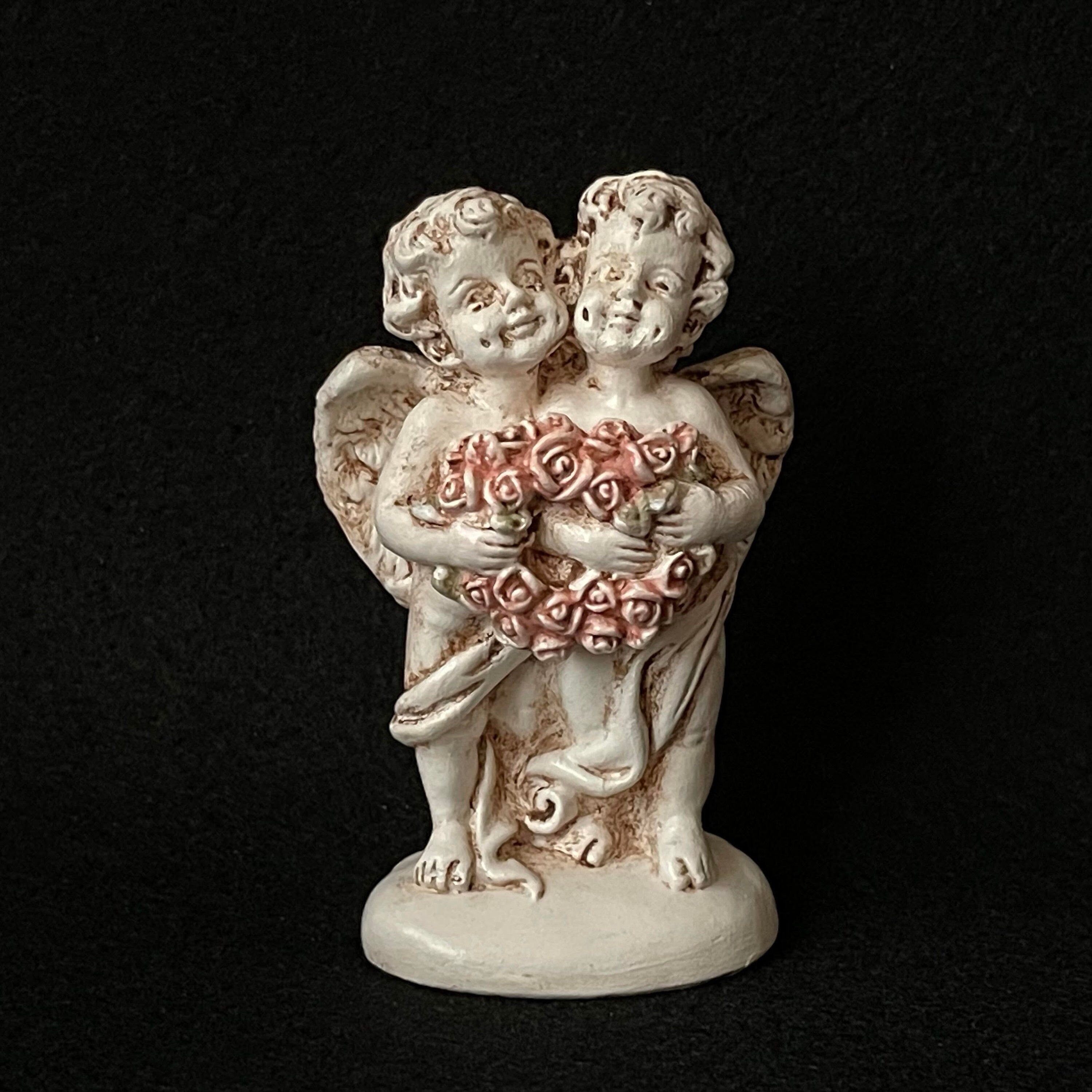 Winged Cherub Figurines Coquette Room Decor Aesthetic Shabby Chic Angel ...