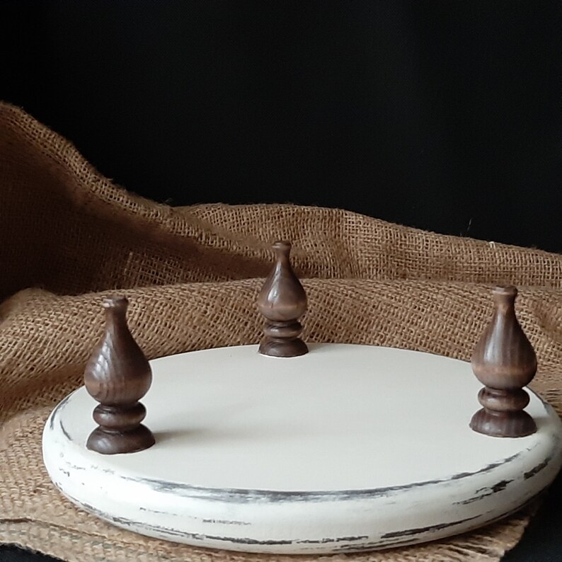 Farmhouse Wood Riser Country Chic Decor Wood Riser Stand Rustic Riser ...