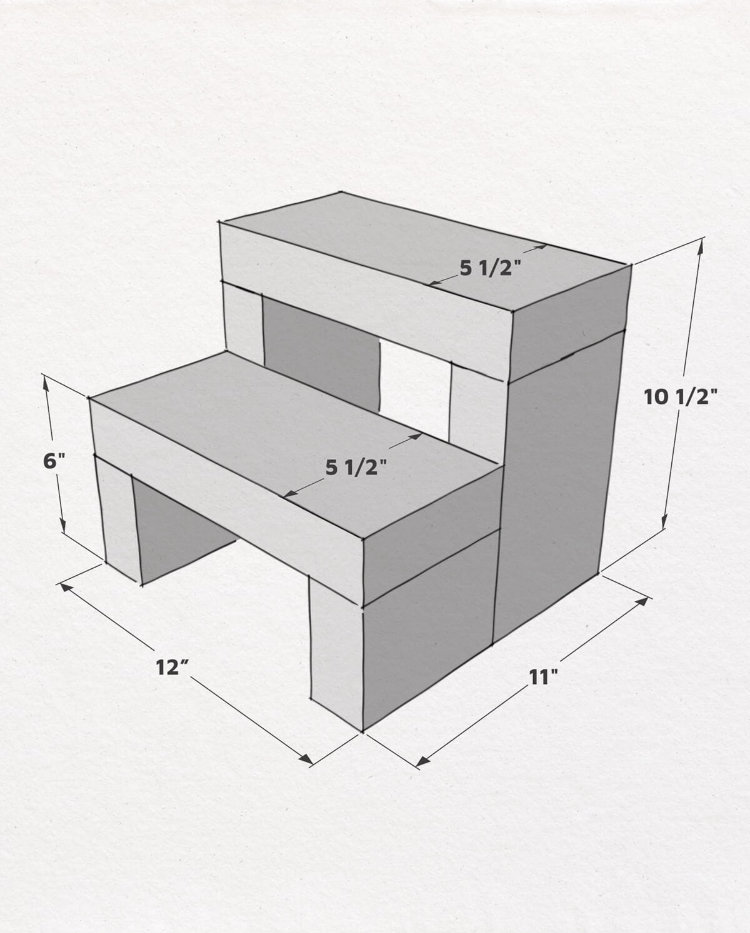 Personalized Kids Step Stool, Rustic Step Stool, Farmhouse Design ...