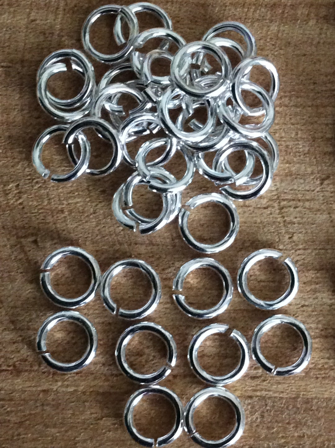 Solid Sterling Silver Jump Rings 925 Silver - Various Sizes - Jewellery ...