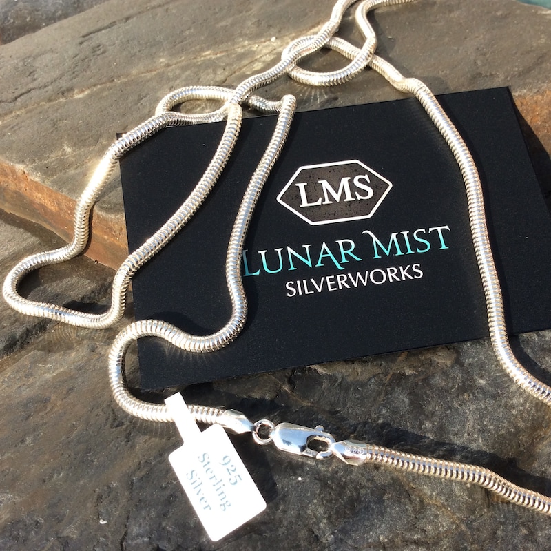 Silver Chain Heavy 925 - Etsy UK