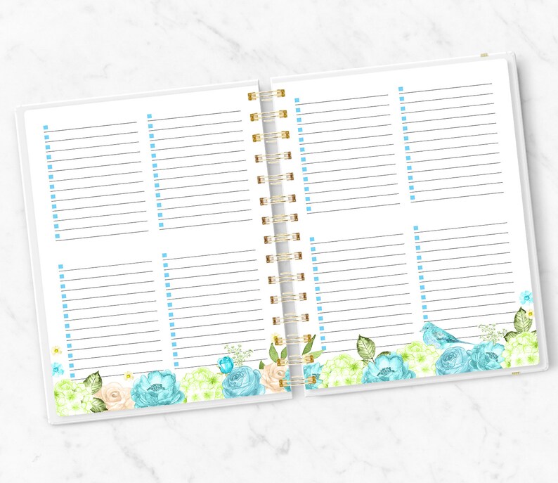 Floral Planner Printable Daily Planner Pages Floral Planner - Etsy