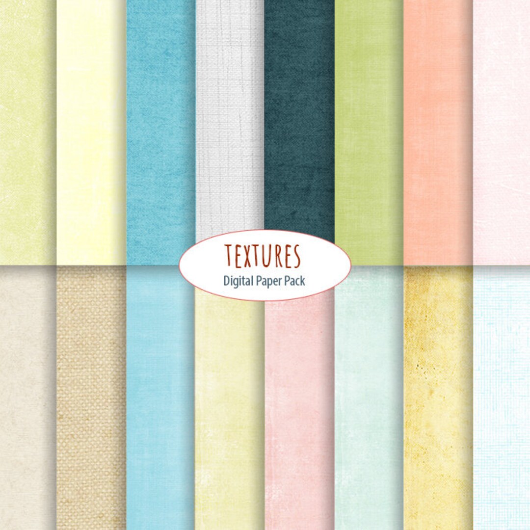 Pastel Textures Digital Paper Scrapbook Digital Canvas Texture Craft ...
