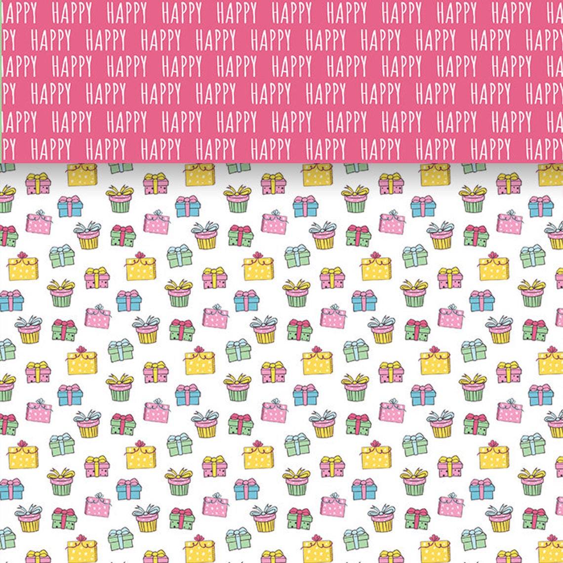 Happy Birthday Digital Paper Birthday Patterns Birthday Party - Etsy