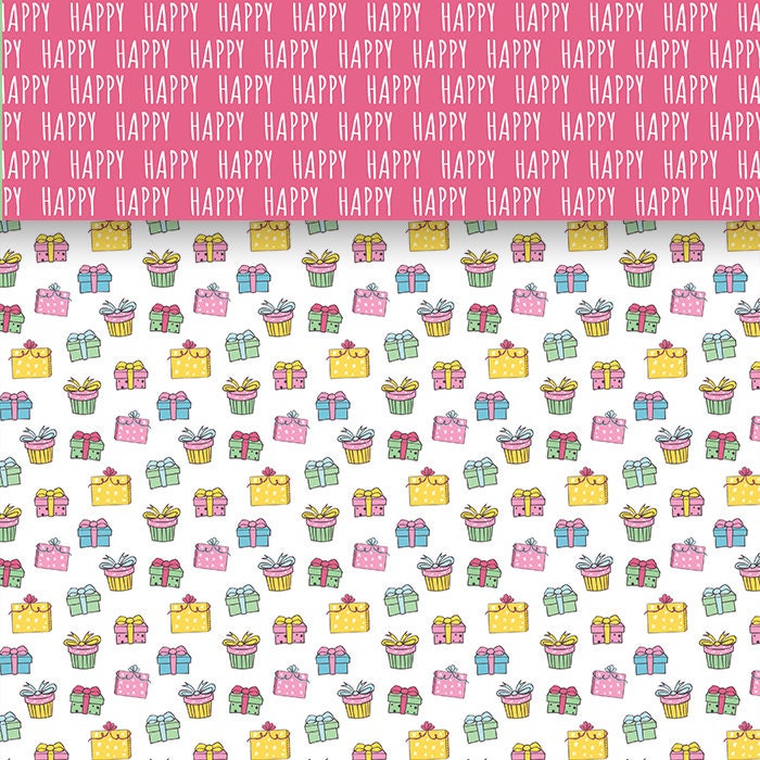 Happy Birthday Digital Paper Birthday Patterns Birthday Party - Etsy