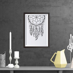 Dreamcatcher Digital Print Dream Catcher Poster Instant Download ...