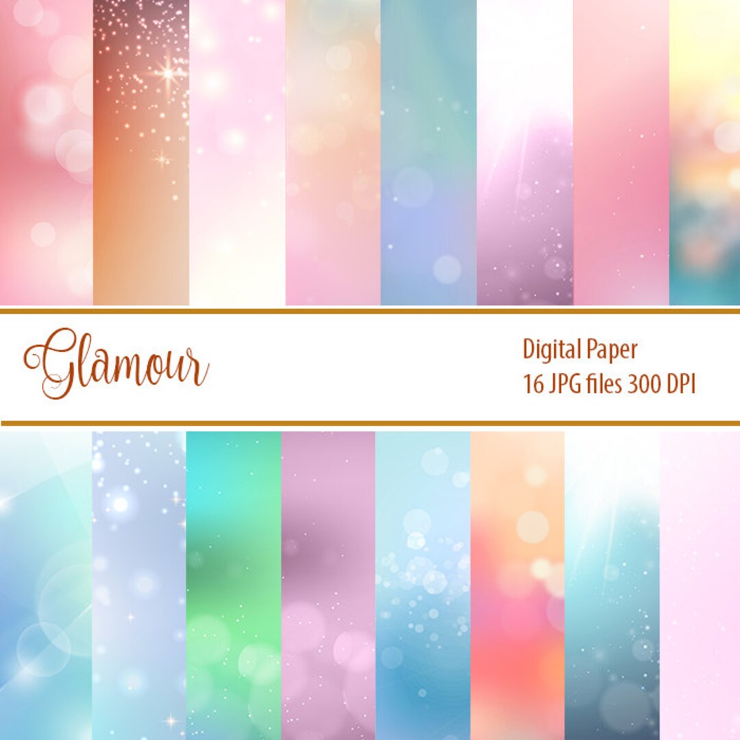 Sparkling Paper Whimsical Magic Digital Paper Fantasy Background ...