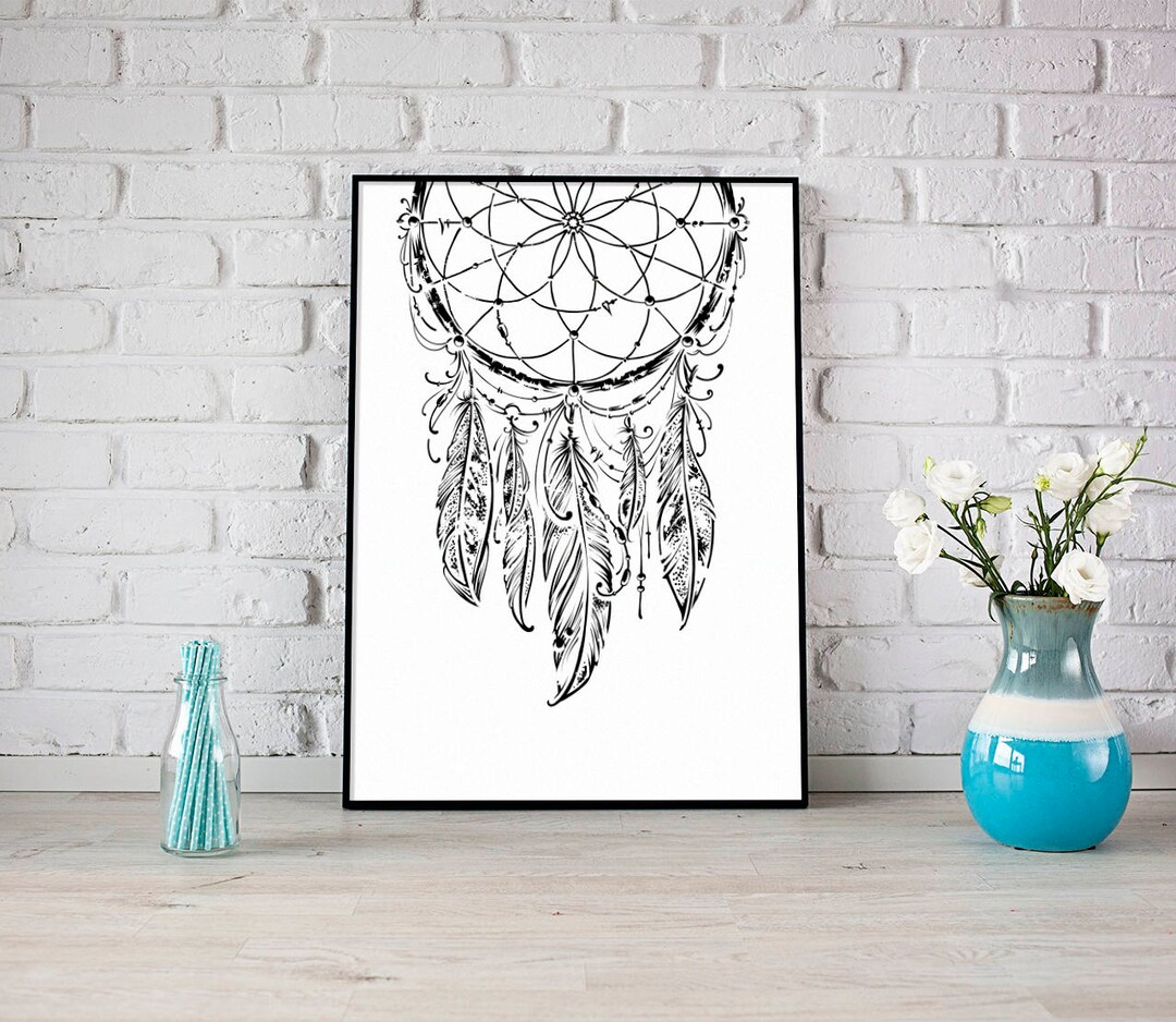 Dreamcatcher Digital Print Dream Catcher Poster Instant Download ...