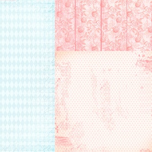 Pink Digital Paper Shabby Chic Textures Digital Pattern Vintage Texture ...