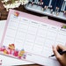 Weekly Planner Printable Tea Party Planner for Print Digital - Etsy