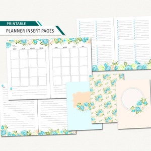 Floral Planner Printable Daily Planner Pages Floral Planner - Etsy