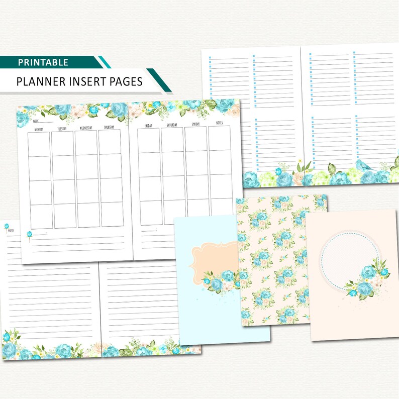 Floral Planner Printable Daily Planner Pages Floral Planner - Etsy
