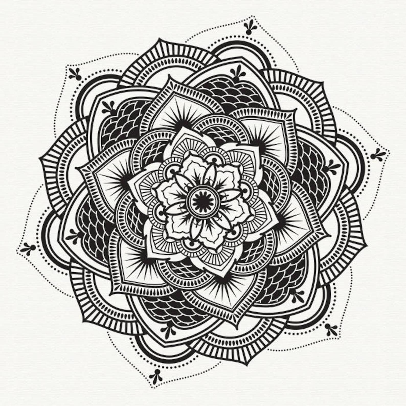 Mandala Clipart Mandalas Clipart Doilies Clipart Doily - Etsy