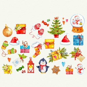 Christmas Clipart Bundles Instant Download Winter Clipart Snow - Etsy