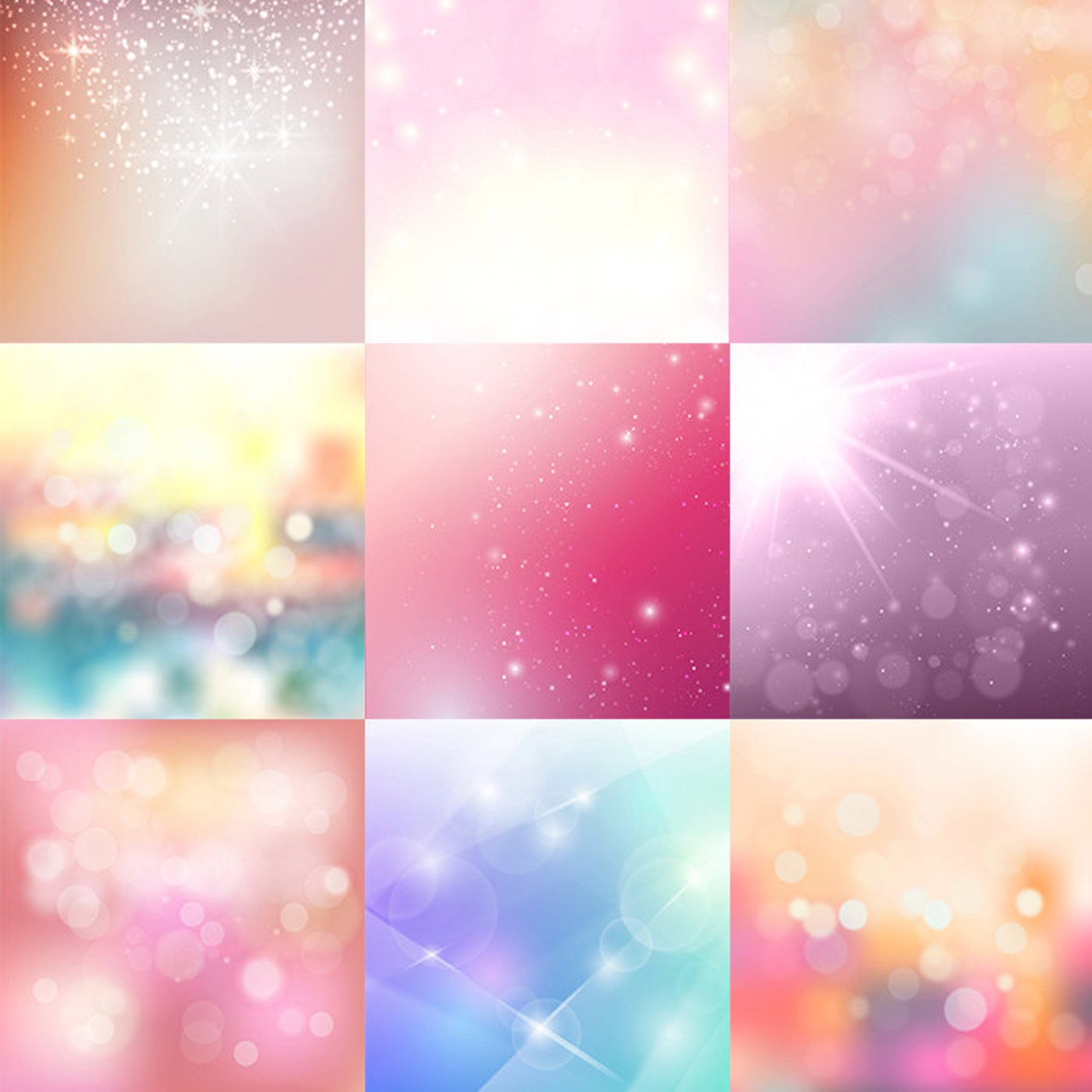 Sparkling Paper Whimsical Magic Digital Paper Fantasy - Etsy