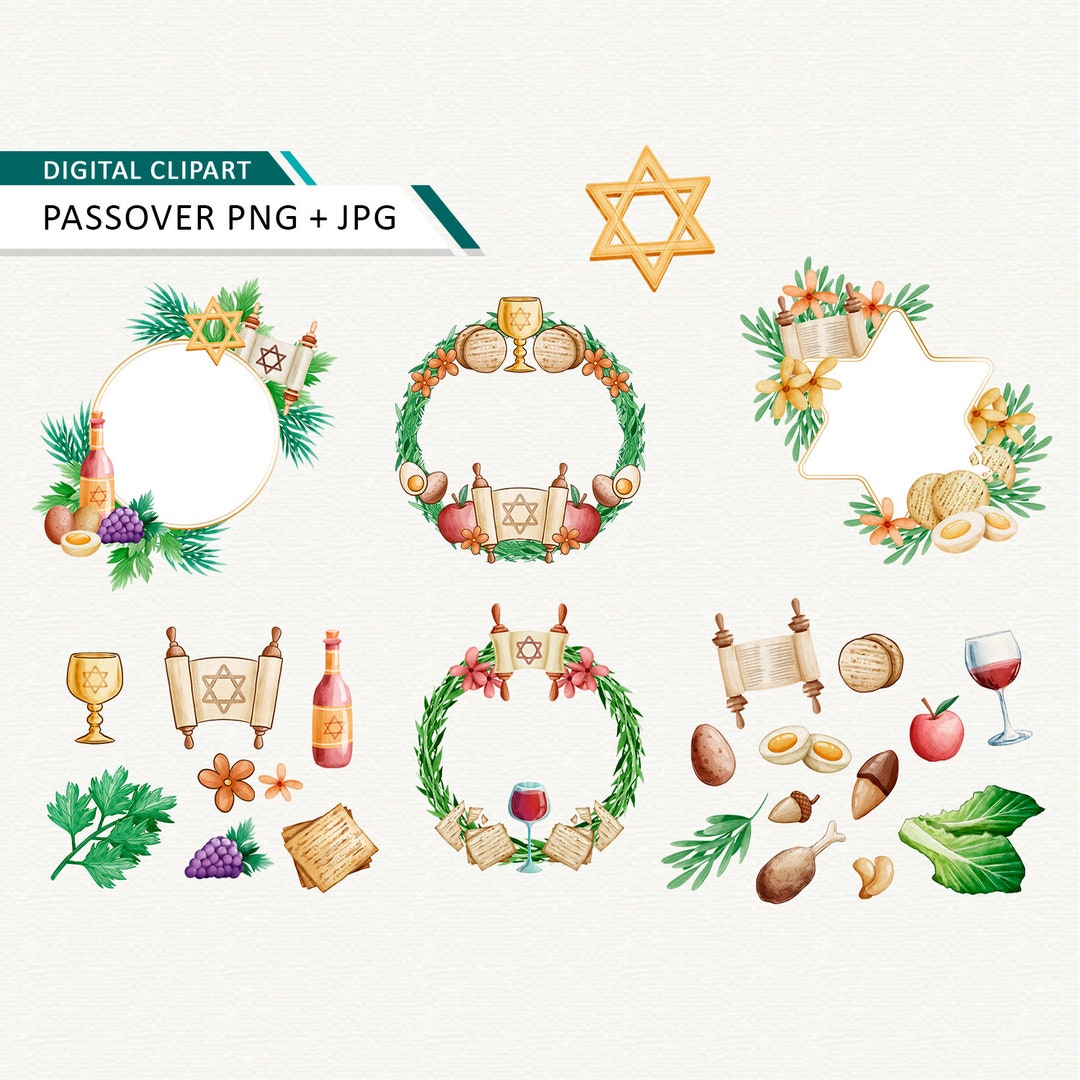 Passover Clipart Happy Jewish Clip Art Passover Pesach Hagada פסח ...