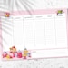 Weekly Planner Printable Tea Party Planner for Print Digital - Etsy