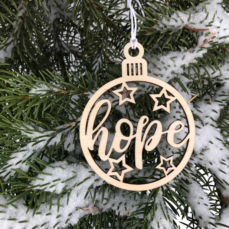 Hope, Joy, Peace, Ornaments, Christmas, Tree, Decorations, Holiday ...