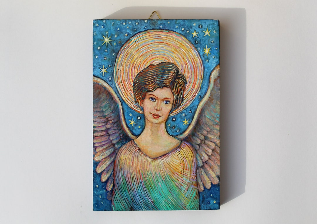 Angel Original Oil Painting, Unique Oil Painting, Handmade Art ...
