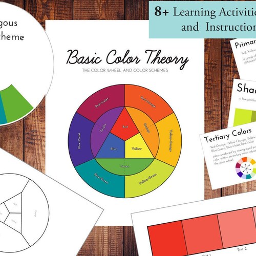 Color Theory Unit Learning and Activity Pack Elementary | Etsy
