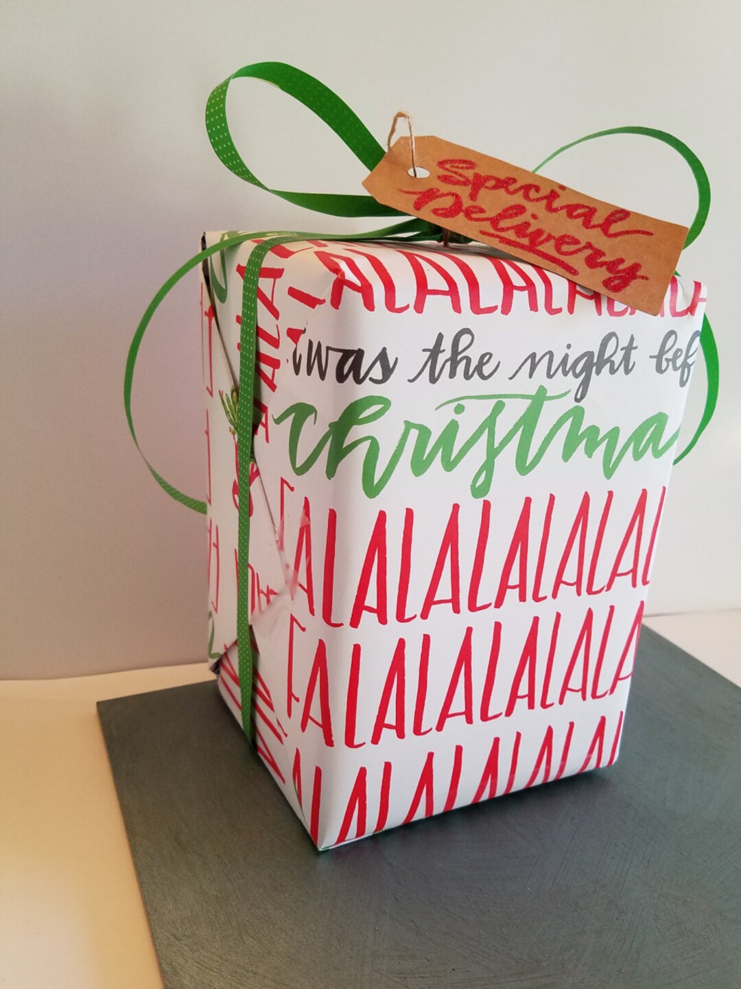 FALALALALA Wrapping Paper - Etsy