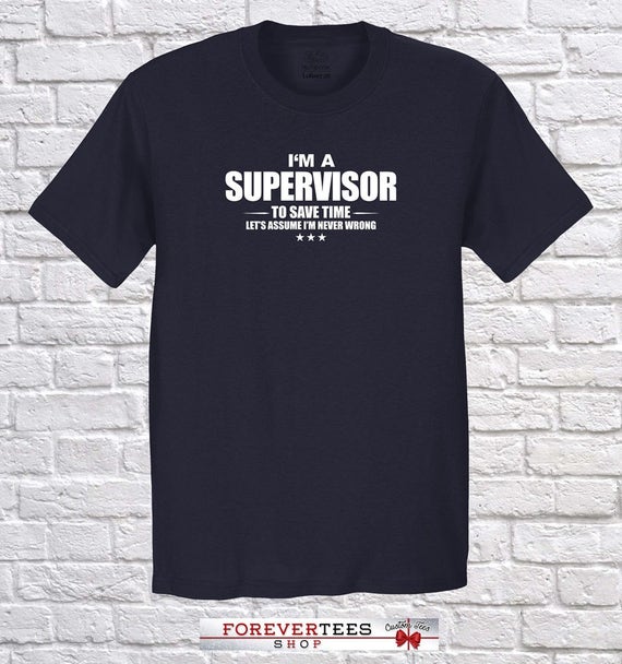 Supervisor I am Supervisor Supervisor Occupation Profession | Etsy
