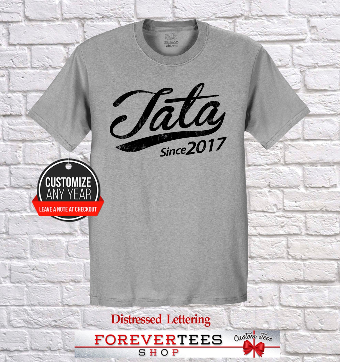 Tata Since any Year Tata Gift Tata Birthday Fathers Day - Etsy Canada