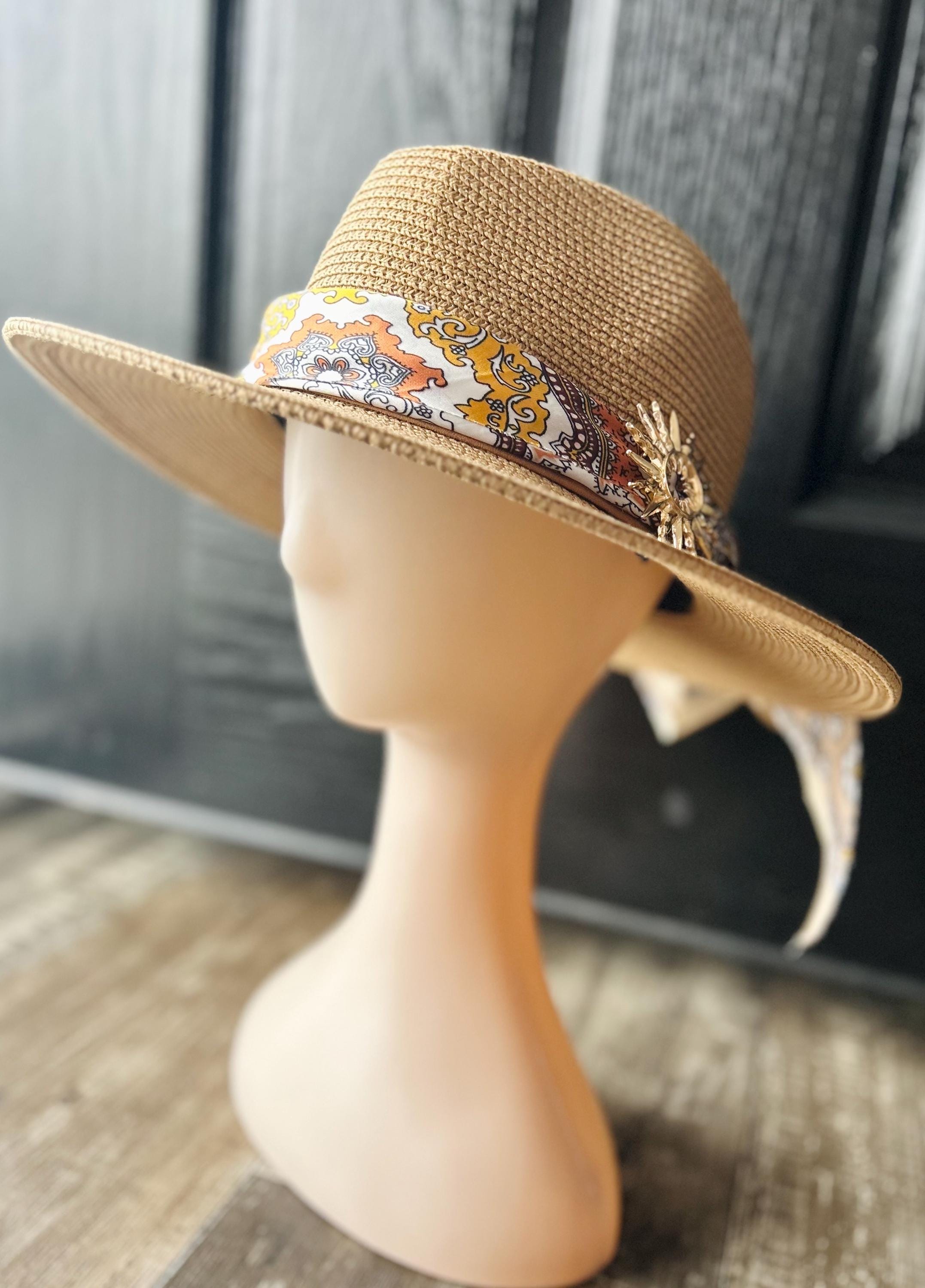 Wide Brim Fedora Hat - Etsy